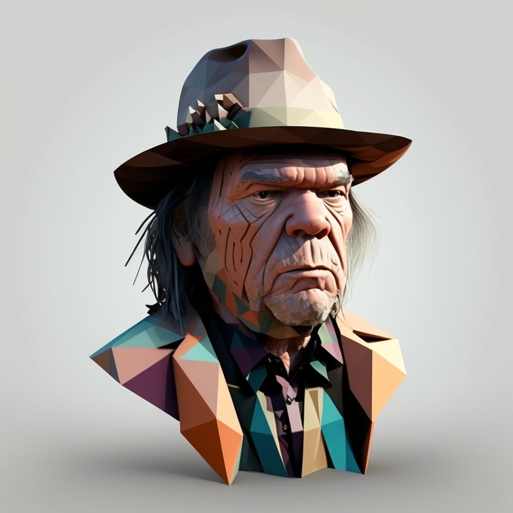 Neil Young – Visual Wave Prints