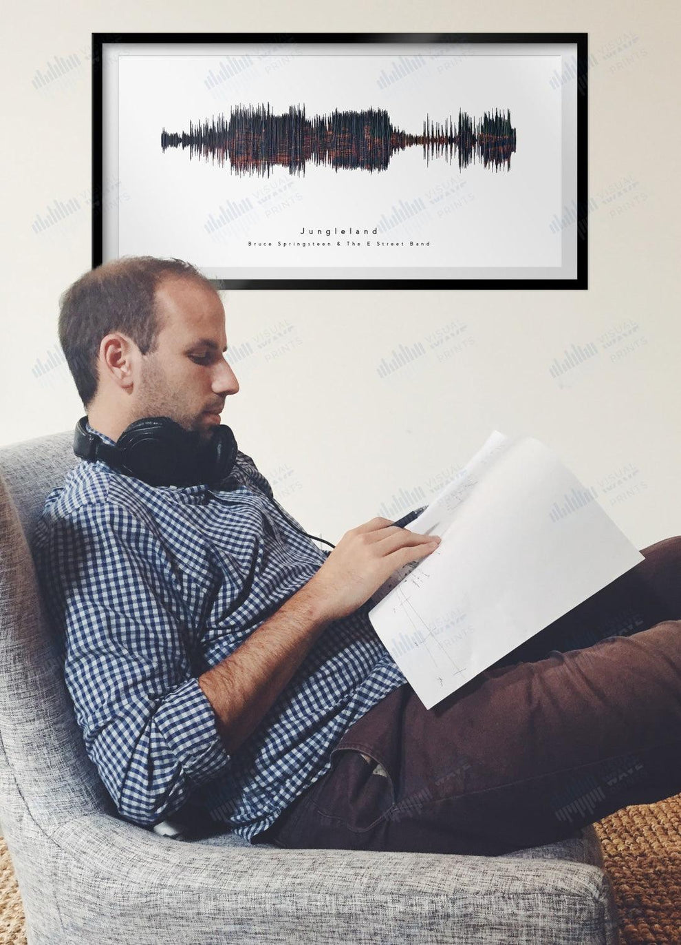 Jungleland by Bruce Springsteen – Visual Wave Prints