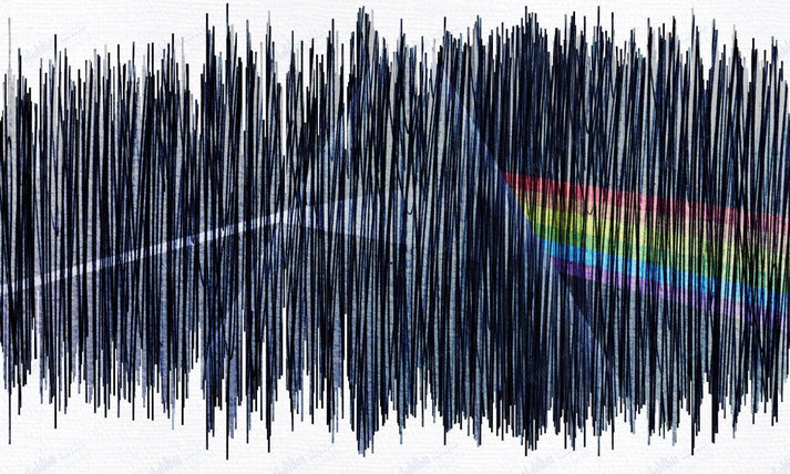 Time by Pink Floyd – Visual Wave Prints