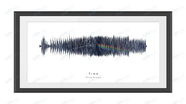 Time by Pink Floyd – Visual Wave Prints